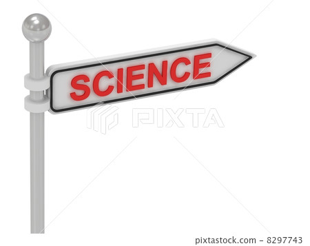 SCIENCE arrow sign with letters - Stock Illustration [8297743] - PIXTA