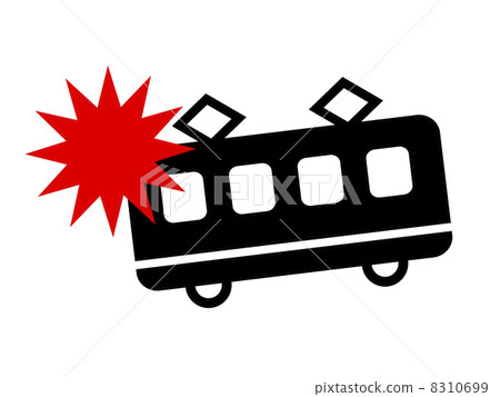 A train accident - Stock Illustration [8310699] - PIXTA