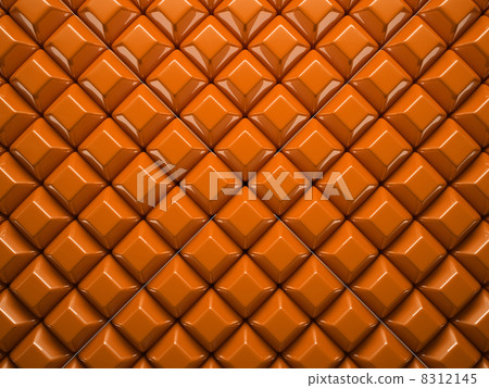 Abstract pattern of small rhombus orange pieces - Stock Illustration ...