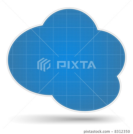 Blueprint Cloud - Stock Illustration [8312350] - PIXTA