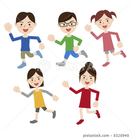 Energetic child - Stock Illustration [8328948] - PIXTA