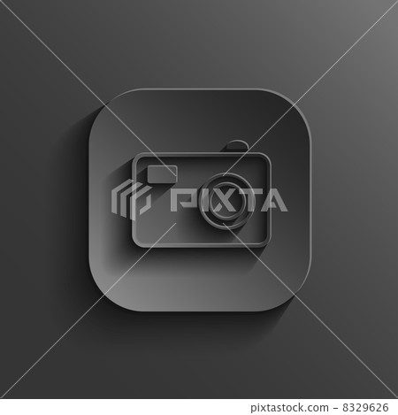 Camera icon - vector black app button - Stock Illustration [8329626 ...
