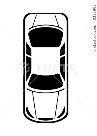 Car seen from above - Stock Illustration [8331902] - PIXTA