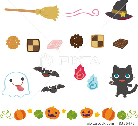 Halloween line material - Stock Illustration [8336475] - PIXTA