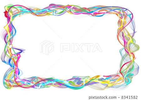 abstract ribbon frame - Stock Illustration [8341582] - PIXTA