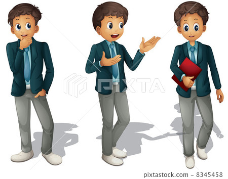 three boys - Stock Illustration [8345458] - PIXTA