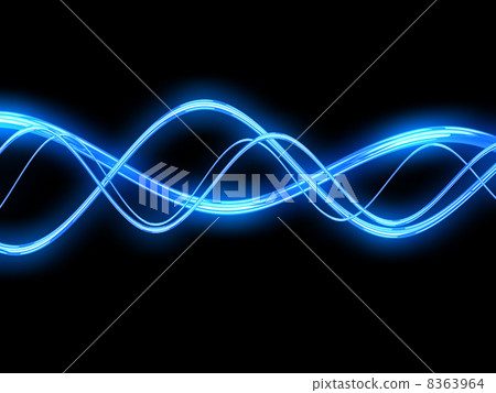 electric waves - Stock Illustration [8363964] - PIXTA