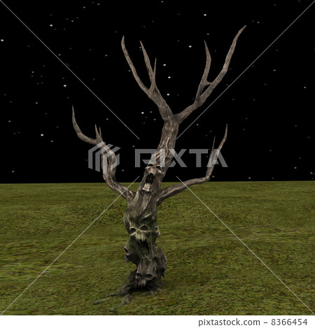 Eerie tree - Stock Illustration [8366454] - PIXTA