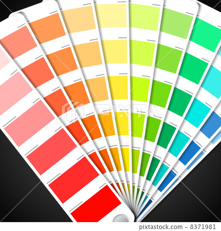 Color palette guide - Stock Illustration [8371981] - PIXTA