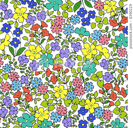 SH Flower multicolor - Stock Illustration [8390229] - PIXTA