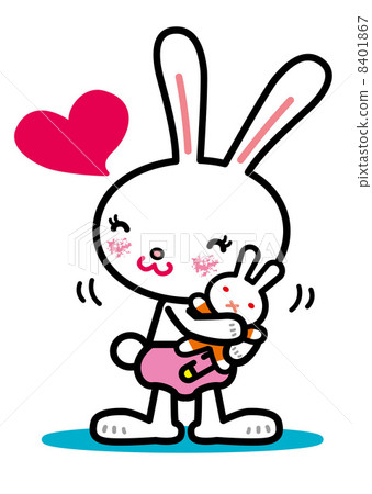 Usagi character illustration - Stock Illustration [8401867] - PIXTA