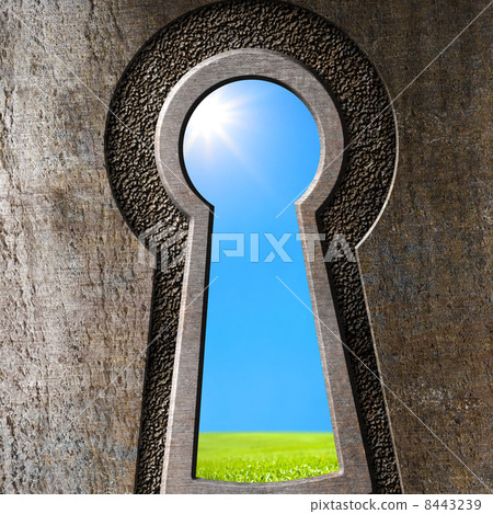 Keyhole concept - Stock Illustration [8443239] - PIXTA