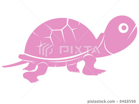Turtle - Pink - Stock Illustration [8488598] - PIXTA