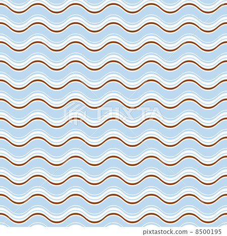 Geometric wave seamless pattern background - Stock Illustration ...