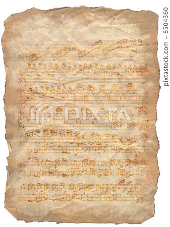 Old score - Stock Illustration [8504360] - PIXTA