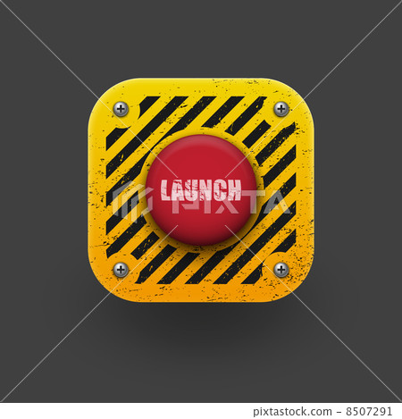 "Launch" button icon - Stock Illustration [8507291] - PIXTA