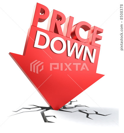 Price Down Concept - Stock Illustration [8508378] - PIXTA