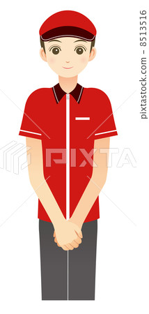 Fast food clerk - Stock Illustration [8513516] - PIXTA