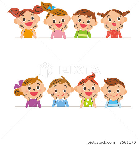 Cute kids - Stock Illustration [8566170] - PIXTA