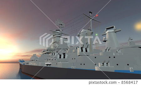 Aegis warship - Stock Illustration [8568417] - PIXTA