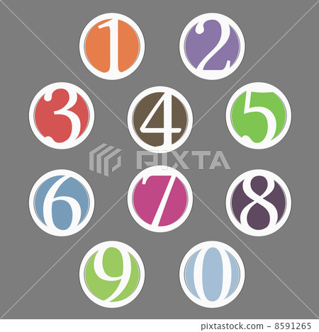 Numbers - Stock Illustration [8591265] - PIXTA