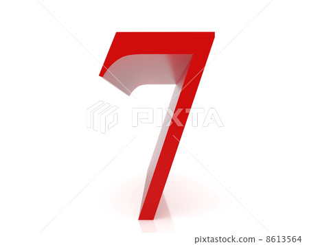 Figure a seven - Stock Illustration [8613564] - PIXTA