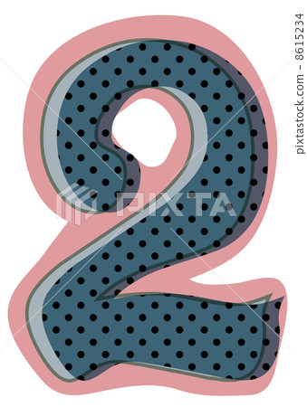 Pink Polka Dot Number 2