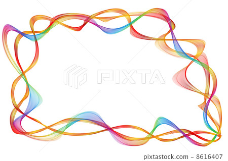 abstract ribbon frame - Stock Illustration [8616407] - PIXTA