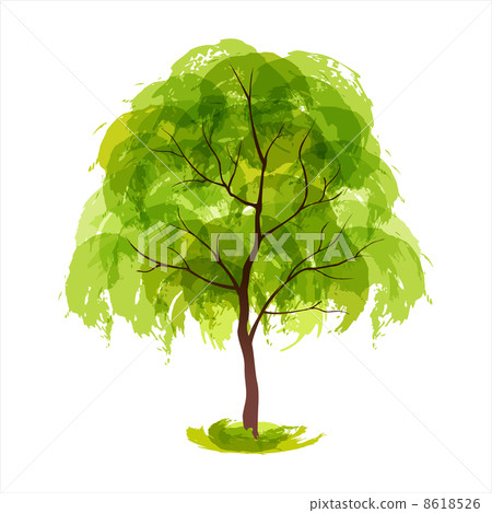 Summer tree - Stock Illustration [8618526] - PIXTA