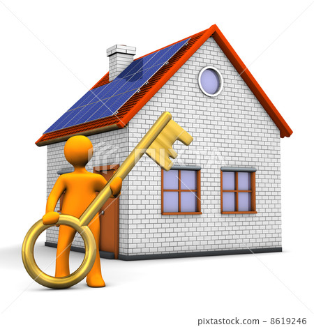 Home Golden Key - Stock Illustration [8619246] - PIXTA