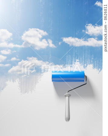 The drawn sky - Stock Illustration [8626811] - PIXTA