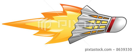 flaming shuttlecock - Stock Illustration [8639330] - PIXTA