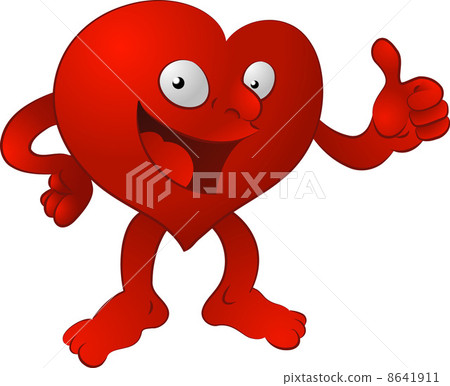 heart man illustration - Stock Illustration [8641911] - PIXTA