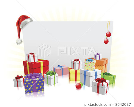 Christmas presents and sign concept - Stock Illustration [8642087] - PIXTA