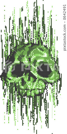 computer virus skull concept - Stock Illustration [8642491] - PIXTA