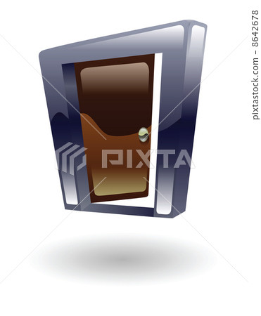 door opening Illustration - Stock Illustration [8642678] - PIXTA
