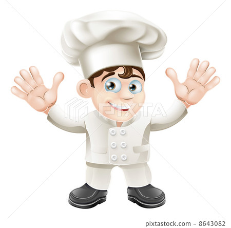 Cute chef mascot character - Stock Illustration [8643082] - PIXTA