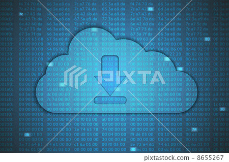 hex codes cloud background - Stock Illustration [8655267] - PIXTA