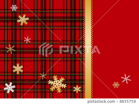 Christmas check pattern background - Stock Illustration [8655759] - PIXTA