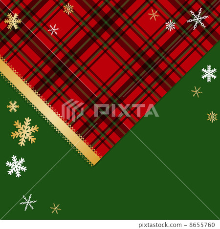 Christmas check pattern background - Stock Illustration [8655760] - PIXTA