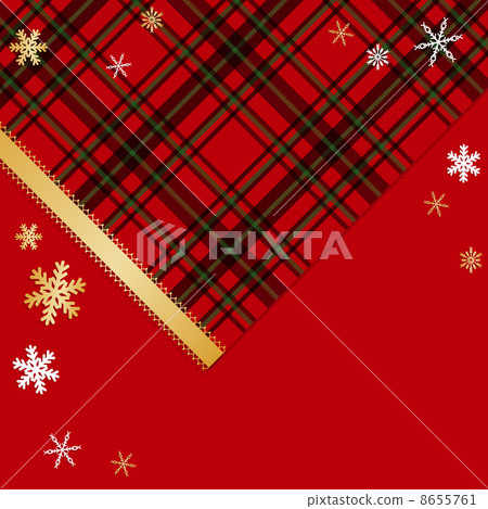 Christmas check pattern background - Stock Illustration [8655761] - PIXTA