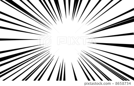 Background of emphasis by concentration line - Stock Illustration ...