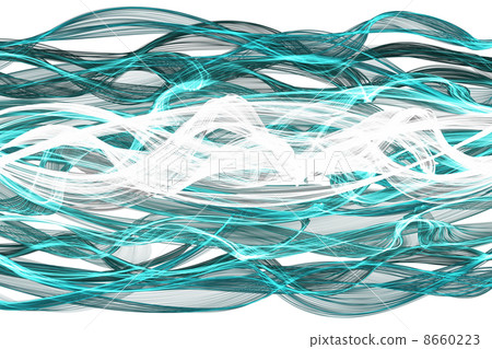 abstract twisted net wave - Stock Illustration [8660223] - PIXTA