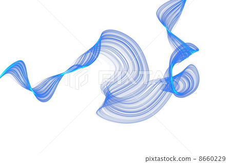 abstract twisted net wave - Stock Illustration [8660229] - PIXTA
