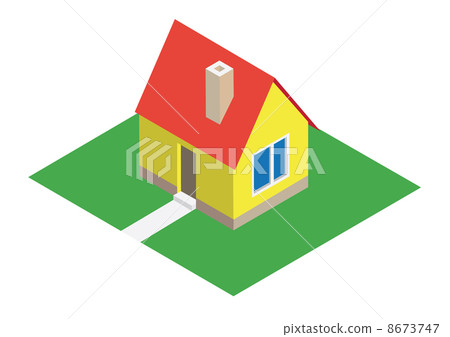 iso house - Stock Illustration [8673747] - PIXTA