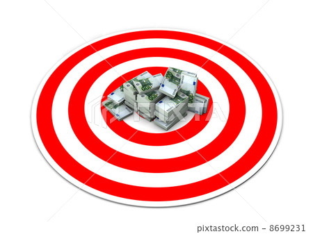 Target Money Euro - Stock Illustration [8699231] - PIXTA