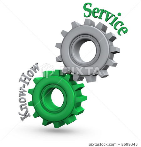 Gears Service Know-How - Stock Illustration [8699343] - PIXTA
