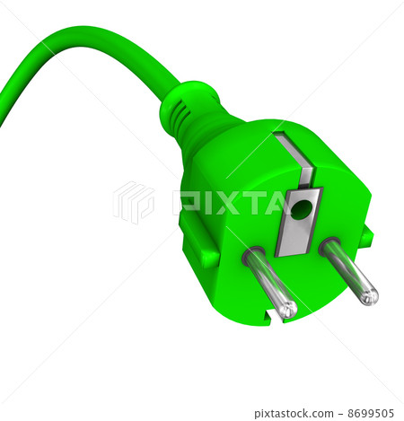 Green Plug - Stock Illustration [8699505] - PIXTA