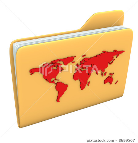 Folder World - Stock Illustration [8699507] - PIXTA