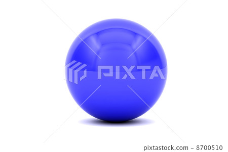 Blue Ball - Stock Illustration [8700510] - PIXTA